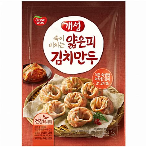 동원fandb 개성 얇은피 김치만두 1kg [3개] 에누리 가격비교