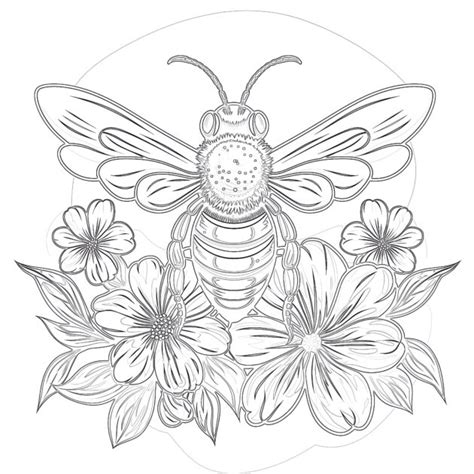 Free Printable Honey Bee Coloring Pages Coloring Pages Mimi Panda
