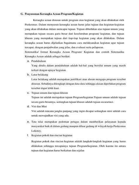 Penyusunan Kerangka Acuan Program 111746 Pdf