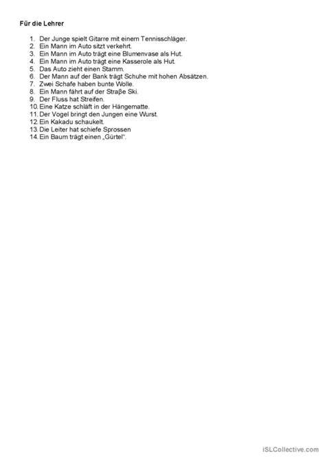 Bildbeschreibung Da Stimmt Doch Et Deutsch Daf Arbeitsblätter Pdf And Doc