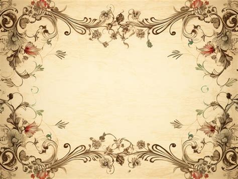 Premium Photo Classic Background Ornamental Frame