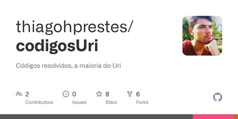 Github Thiagohprestescodigosuri Códigos Resolvidos A Maioria Do Uri