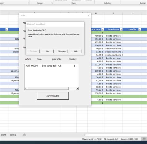 vba excel erreur de codage vba forum formule excel