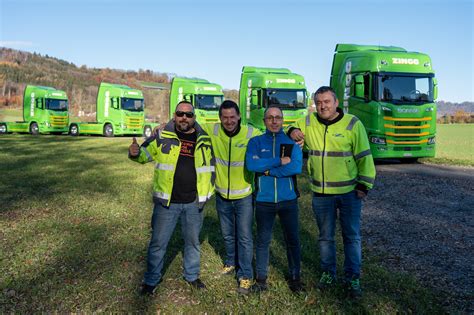 Scania Super Sattelzugmaschinen Für Zingg Transporte Ag