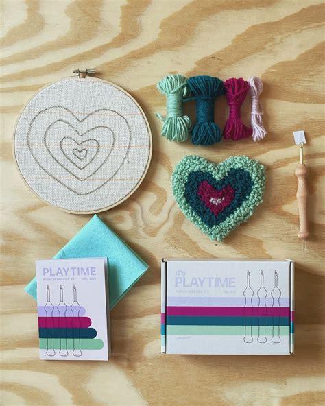 Funky Flower Punch Needle Kit — Lmtweet Art And Design