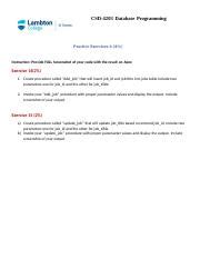 Database Programming Practice Exercises Add Job And Update Job