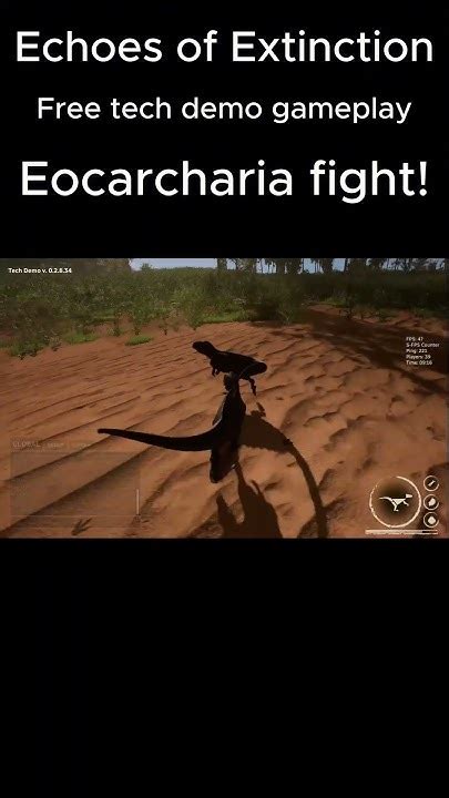 Eocarcharia Fight Echoes Of Extinction Tech Demo Gameplay Youtube