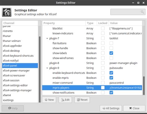 Xfce Remove Audio Players From Xubuntus Sound Menu Ask Ubuntu