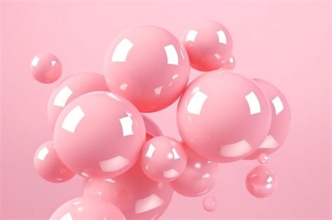Premium AI Image Realistic Pink And Silver Background Pink Color Pink Background Pink Abstract