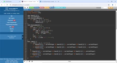 Ashlesha Pangul On Linkedin Coding Cplusplus Gamedevelopment Codsoft Codsoftinternship