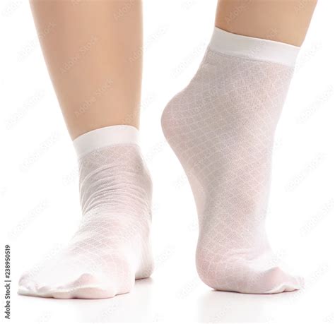 White Nylon Socks