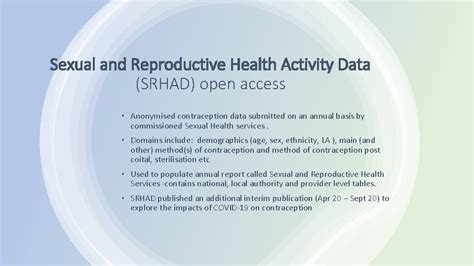 Sexual Health Public Health Data Dr Joanna Copping