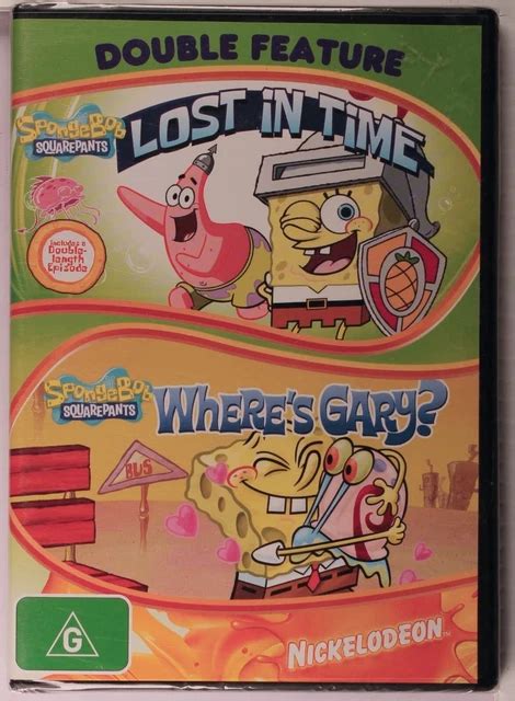 Spongebob Square Pants Lost In Time Wheres Gary Dvd 2009 New 21 99 Picclick Au