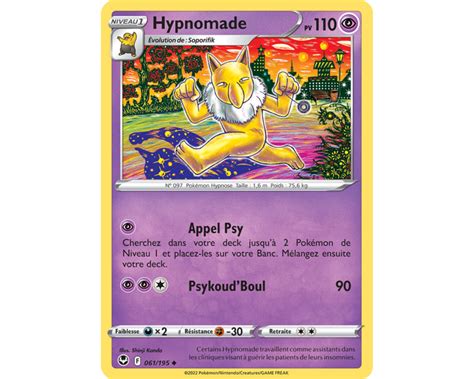 Hypnomade Pv 110 061195 Carte Peu Commune Épée Et Bouclier