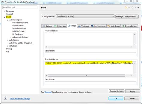 CCS Generated Hex Files Bluetooth Forum Bluetooth TI E2E Support Forums