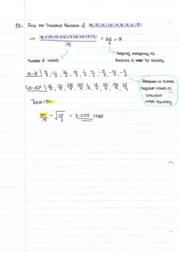 Gcse Statistics Notes Bundle Teaching Resources