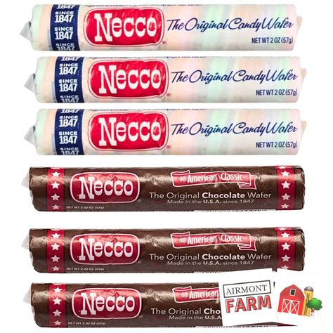 Airmont Farm Necco Wafers Variety Pack 6 Rolls 3 Rolls Of India Ubuy