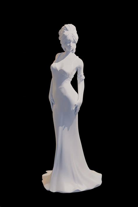 女人长裙雕像3d打印模型女人长裙雕像3d打印模型stl下载人物3d打印模型 Enjoying3d打印模型网