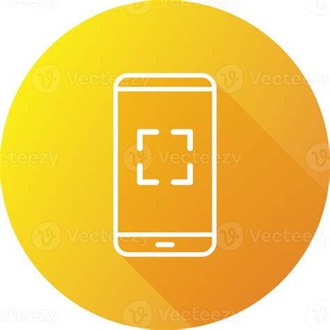 Scan Icon In Flat Illustration Smartphone Signs Illustration PNG