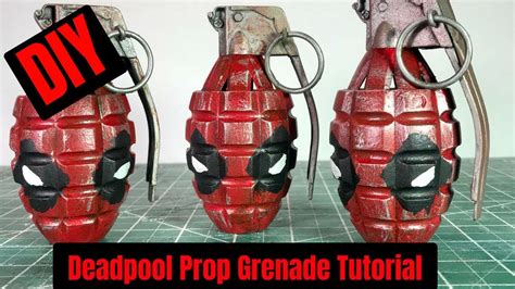 How To Make A Deadpool Grenade Prop Youtube