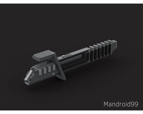 Lego Moc Darksaber Replica By Mandroid99 Rebrickable Build With Lego