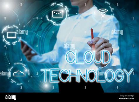 Sign Displaying Cloud Technology Business Showcase On Demand