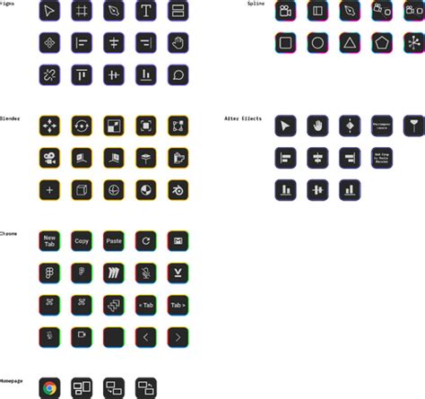 C Completely Incomplete Set Of StreamDeck Icons Figma