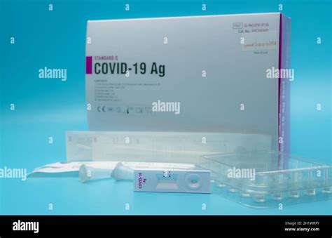 Chonburi Thailand July 26 2021 Standard Q Covid 19 Ag Test