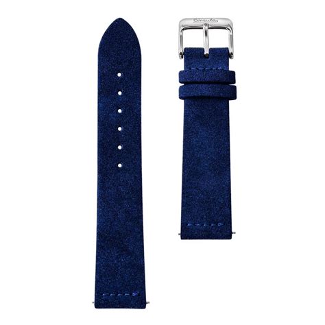 Velours Lederband Blau Circula