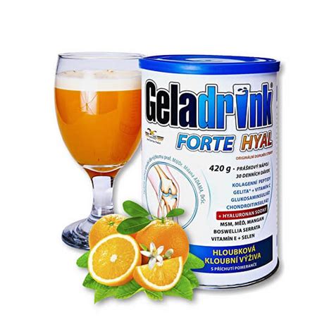 Geladrink Forte Hyal Powdered Drink Orange 420ggeladrink Forte Hyal