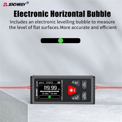 Hfmeniw Accurate And Convenient Rechargeable 120m Digital Bilateral