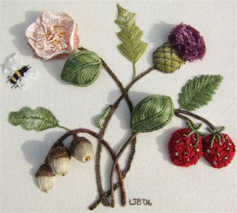 EMBROIDERY KIT STUMPWORK EMBROIDERY ORIGAMI