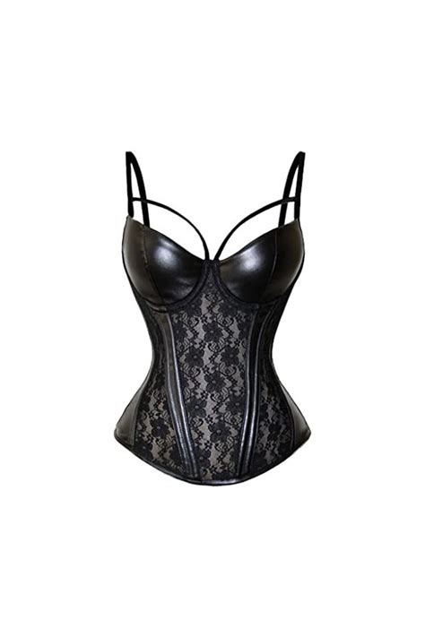 Talcus Corset Robe Femmes Sexy Dentelle Overbust Bustier Femme Cors
