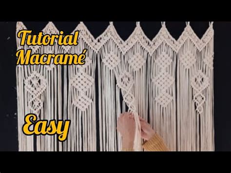 Curtain design 19 Como hacer una cortina en Macramé How to make a