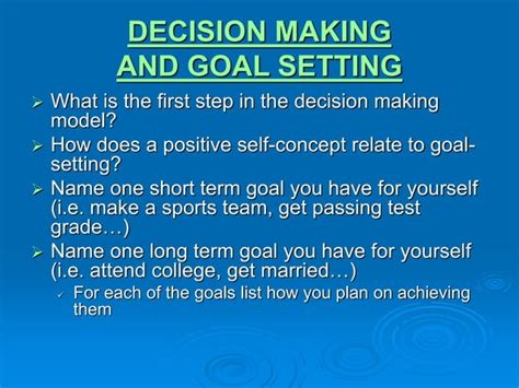 Sexuality And Decision Making Ppt
