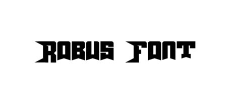 Robus Font Dafont Free Font