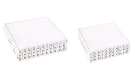 Korb Servietten Spender Metall Weiss Servietten Box Von Ihr