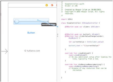 Ios Ui Sliders Tutlane