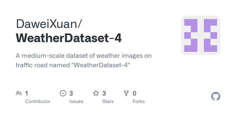 Github Daweixuan Weatherdataset A Medium Scale Dataset Of Weather Images On Traffic Road