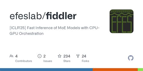 Github Efeslab Fiddler [iclr25] Fast Inference Of Moe Models With Cpu Gpu Orchestration