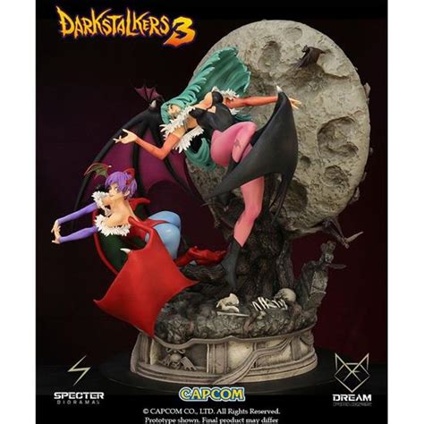 Darkstalkers Morrigan And Lilith 1 6 47 Cm