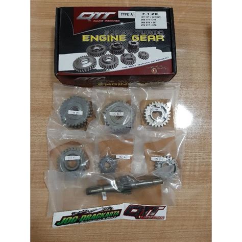 Jual RASIO GEAR BOX ENGINE RASIO GIR RASIO QTT F1ZR TYPE A QTT RACING