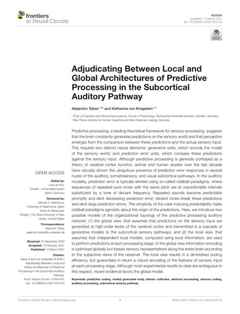 pdf adjudicating between local and global architectures of predictive