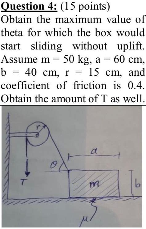 Solved Question Points Obtain The Maximum Value Of Chegg