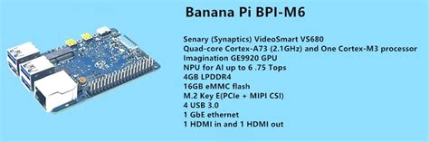 Banana Pi Bpi M6 Banana Pi