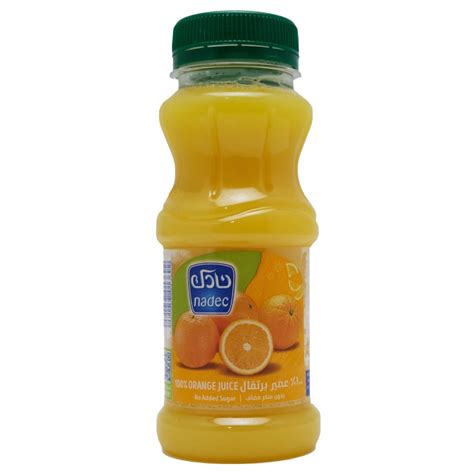 Alosraonline Nadec Orange Juice No Sugar Added 180ml