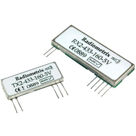 RX2-433-14-5V : UHF 433MHz FM Receiver, 433.920MHz, 14kbps, 5V. SAW