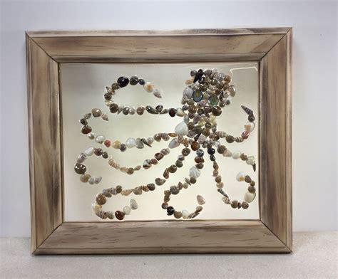 Sea Glass Art Glass Wall Art Fused Glass Stained Glass Seashell Art