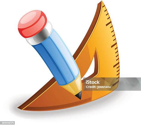 연필 및 트라이앵글 0명에 대한 스톡 벡터 아트 및 기타 이미지 0명 교습 교육 Istock