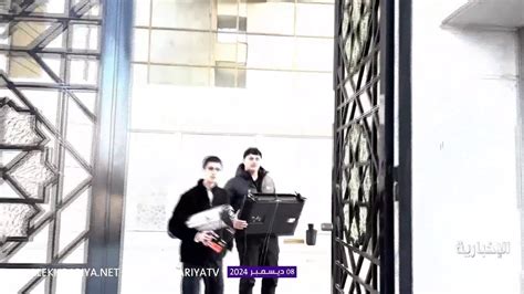 مشاهد من القصر الرئاسي في دمشق بعد فرار الرئيس بشارالأسد Youtube